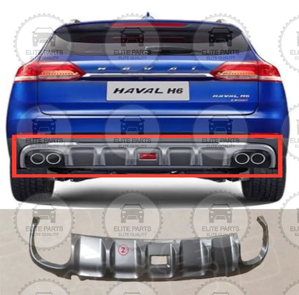 HAVAL H6 2nd Gen. Original Rear Bumper Lower Guard Plate – Elite Parts