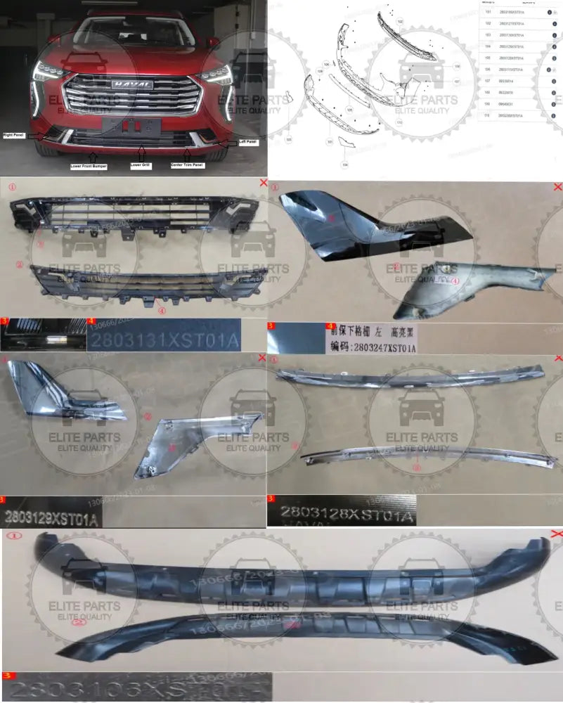 Haval Jolion Original Front Bumper Replaceable Parts – Elite Parts